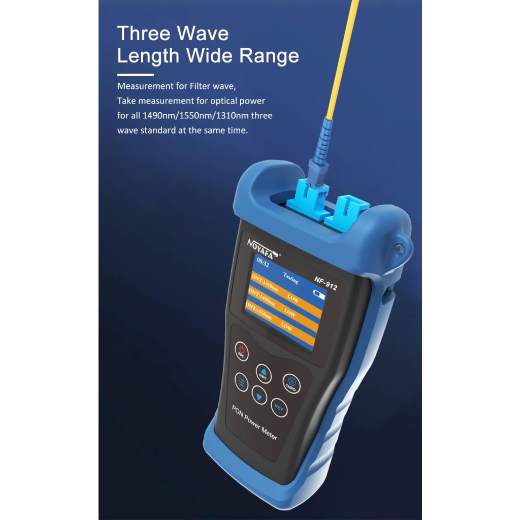 Professional Grade PON Portable Optical Power Meter - Discount Instruments