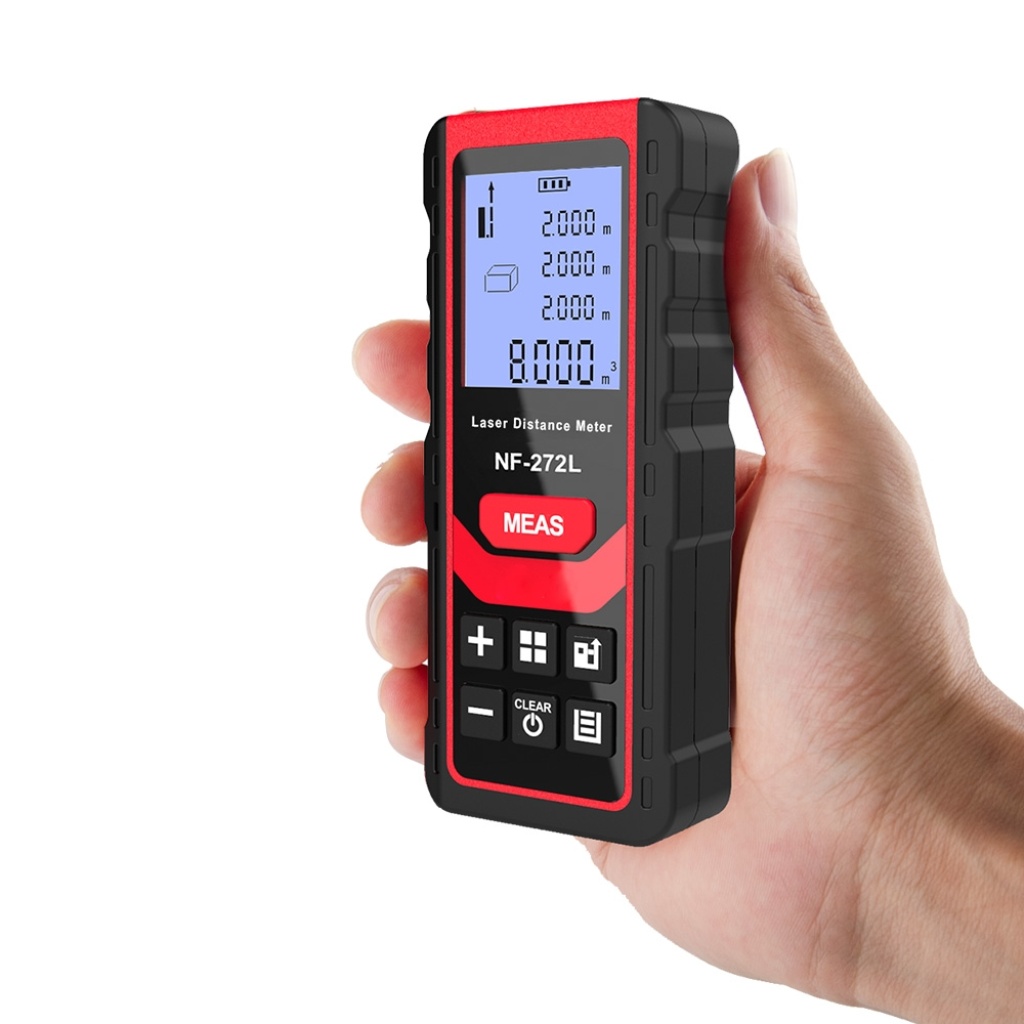 Handheld USB Rechargeable Handheld Digital Laser Distance Meter w/ 100 ...