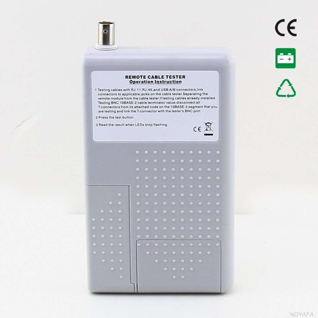 Handheld 4 in 1 Professional Network LAN Cable Tester for RJ45 RJ11 BNC ...