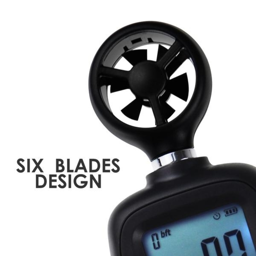 Anemometer Wind Speed Meter w/ Data Recording – Temperature, Air ...