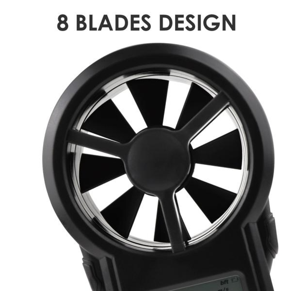 Digital Handheld and Vane Anemometer for Wind Speed Temperature and Air ...