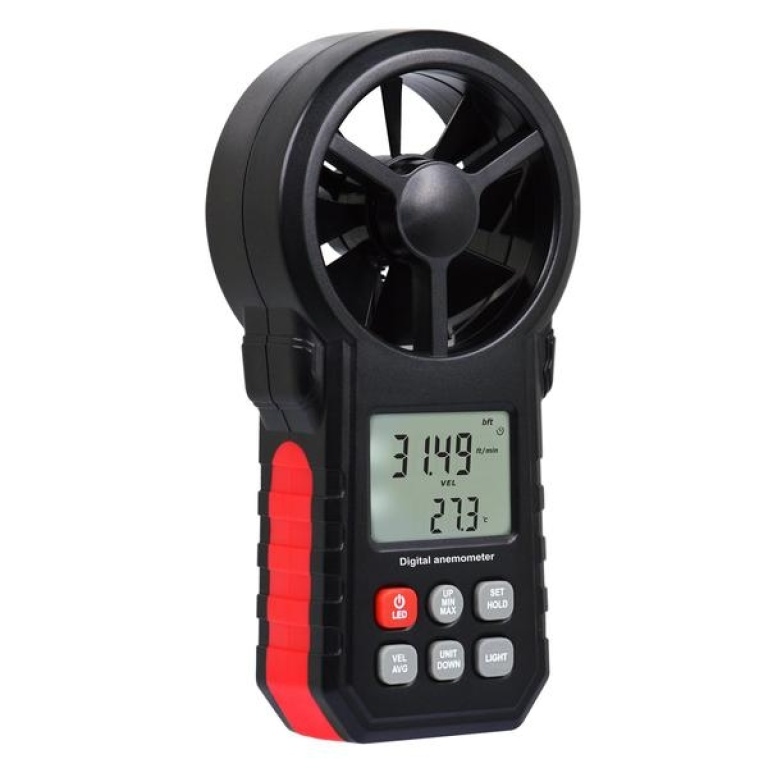 Digital Handheld and Vane Anemometer for Wind Speed Temperature and Air ...