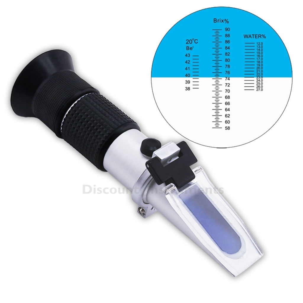 Refractometer For Sucrose, Honey, Fruits, Vegetables - Discount Instruments