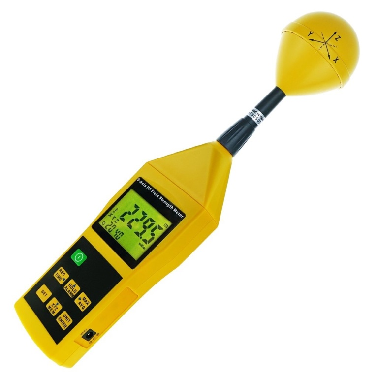 Compact Tri-Axis RF Field Strength Meter & Electromagnetic Radiation ...
