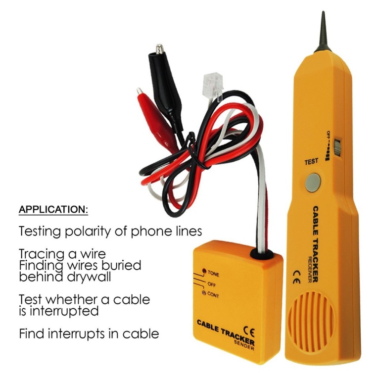 Telephone Line Cable Tracker & Kit Tone Continuity Tester - Discount ...