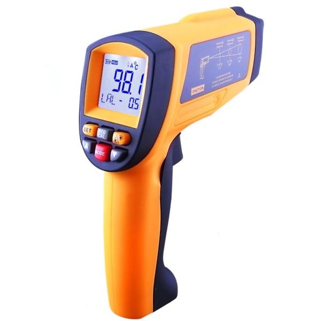 Digital 20:1 Professional Infrared Thermometer & Pyrometer - Discount ...