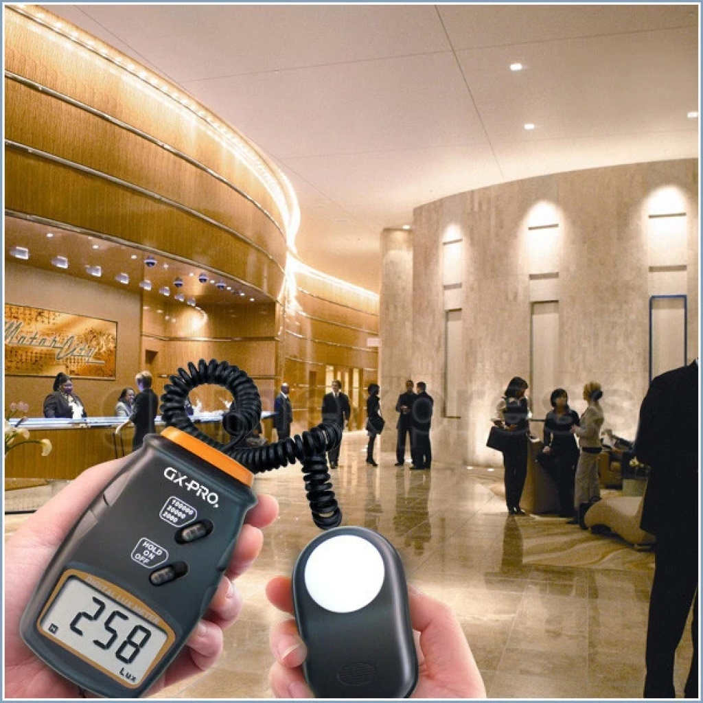Digital Light Meter 100,000 Lux with LCD for Laboratory and Photography ...