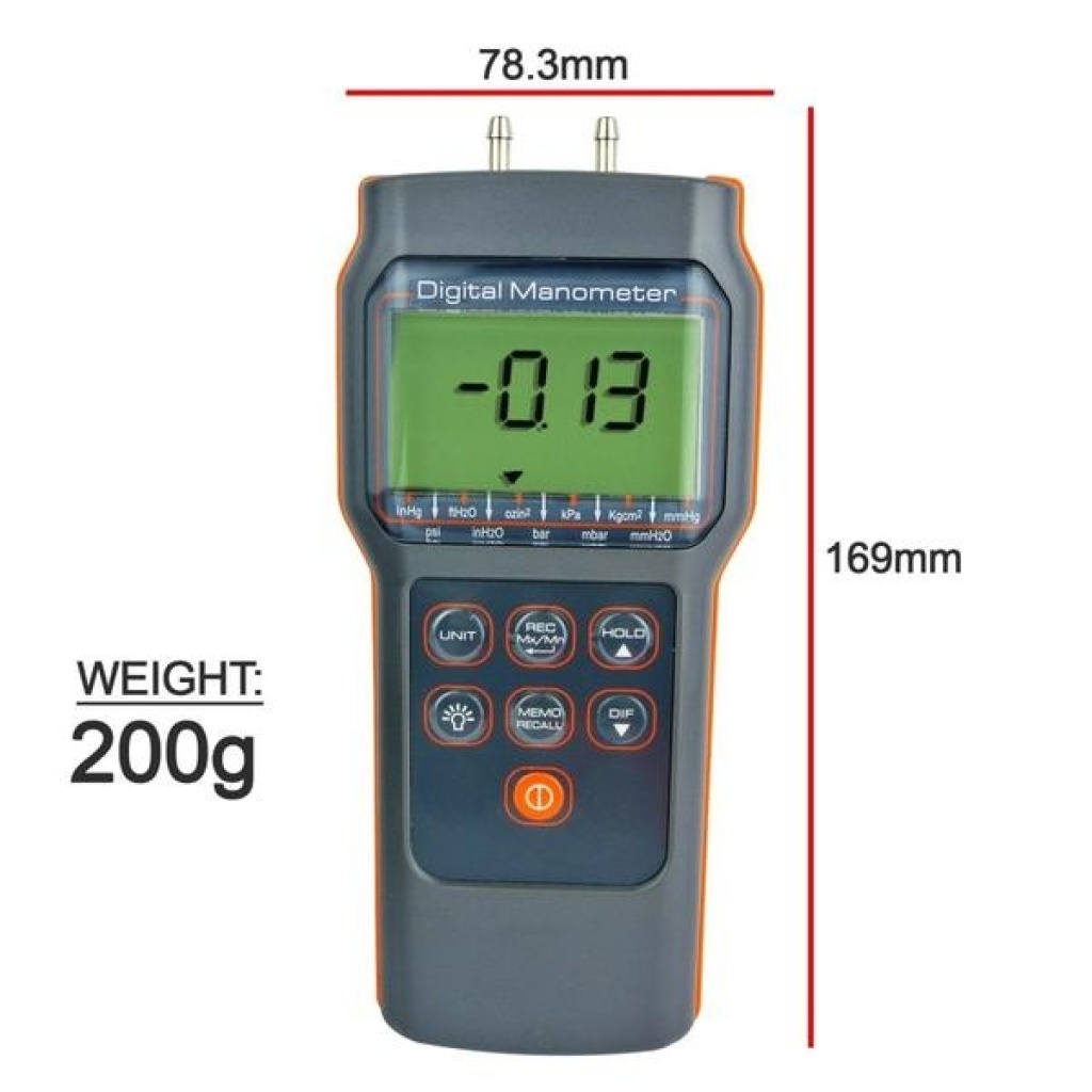 Professional Digital Differential Air Pressure Manometer - Discount ...