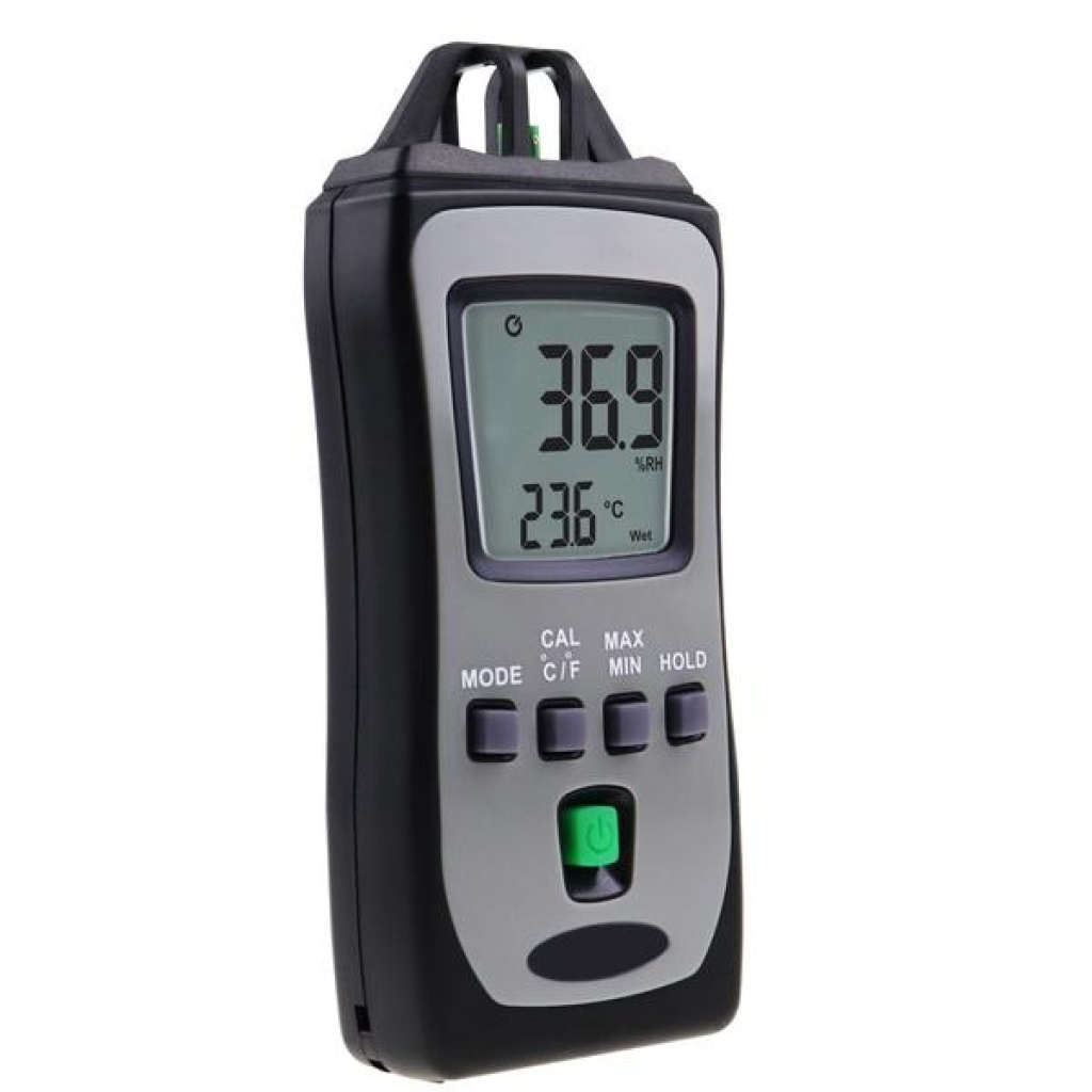 Digital Pocket Size Thermo Hygrometer with Wet Bulb and Dew Point ...
