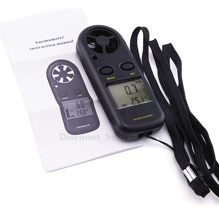 Mini Hand Held Digital Anemometer - Discount Instruments