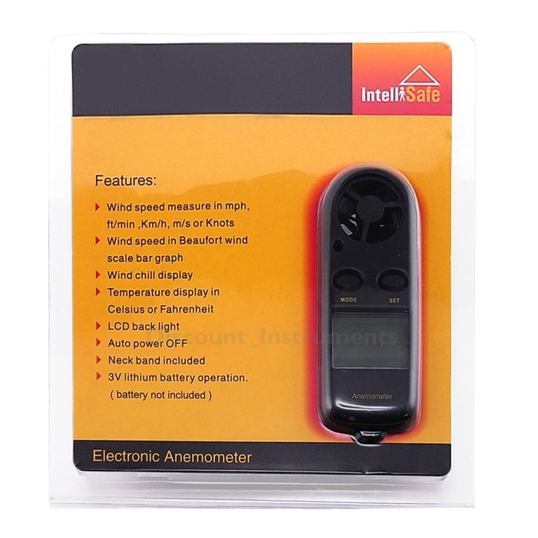 Mini Hand Held Digital Anemometer - Discount Instruments