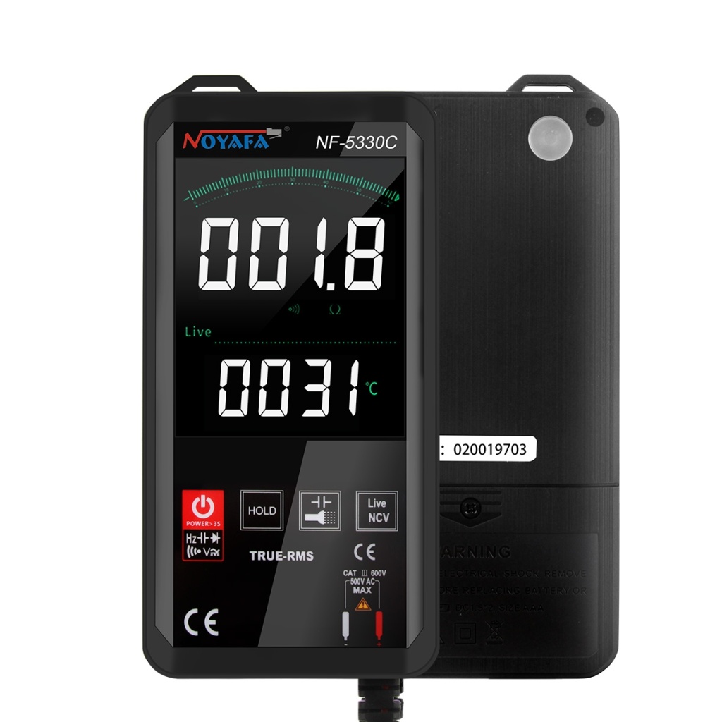 Professional Digital Multimeter w/ HD Colour Touch Screen & NCV ...