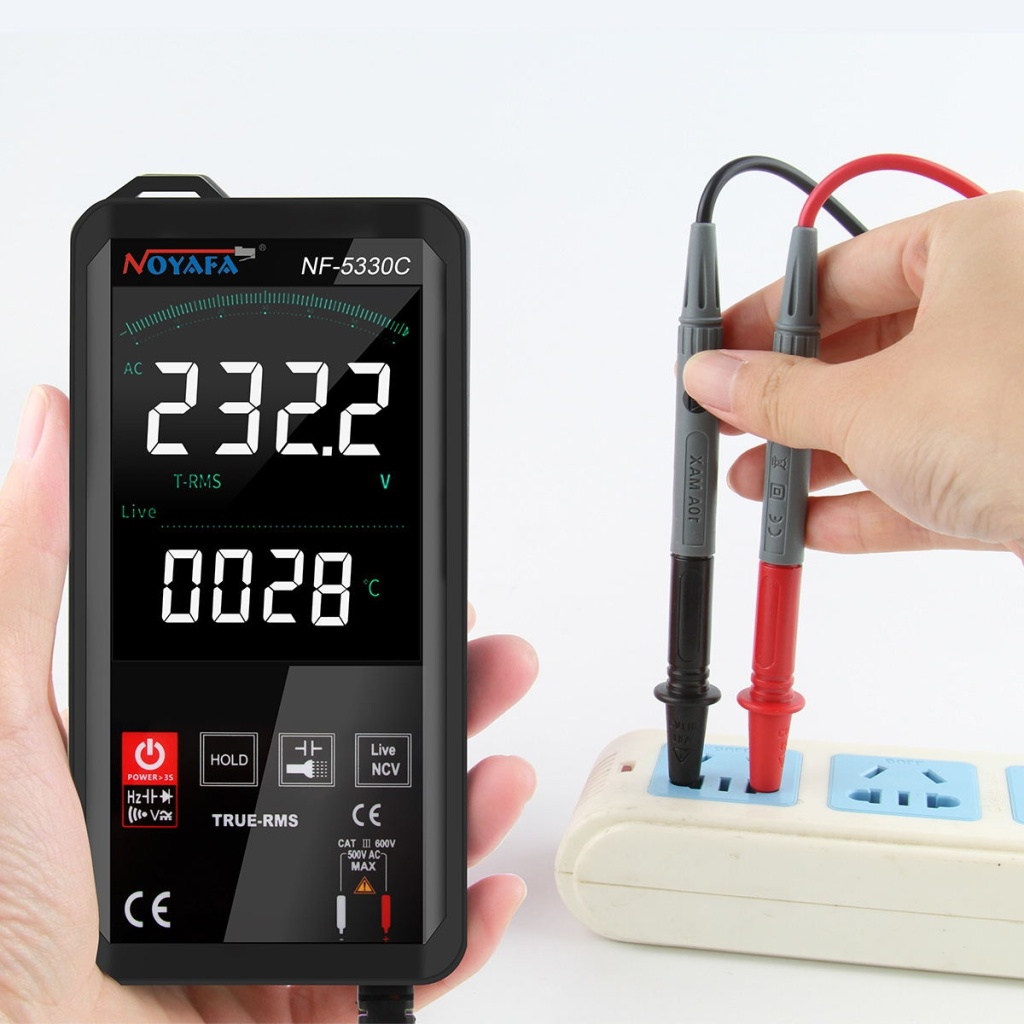 Professional Digital Multimeter w/ HD Colour Touch Screen & NCV ...