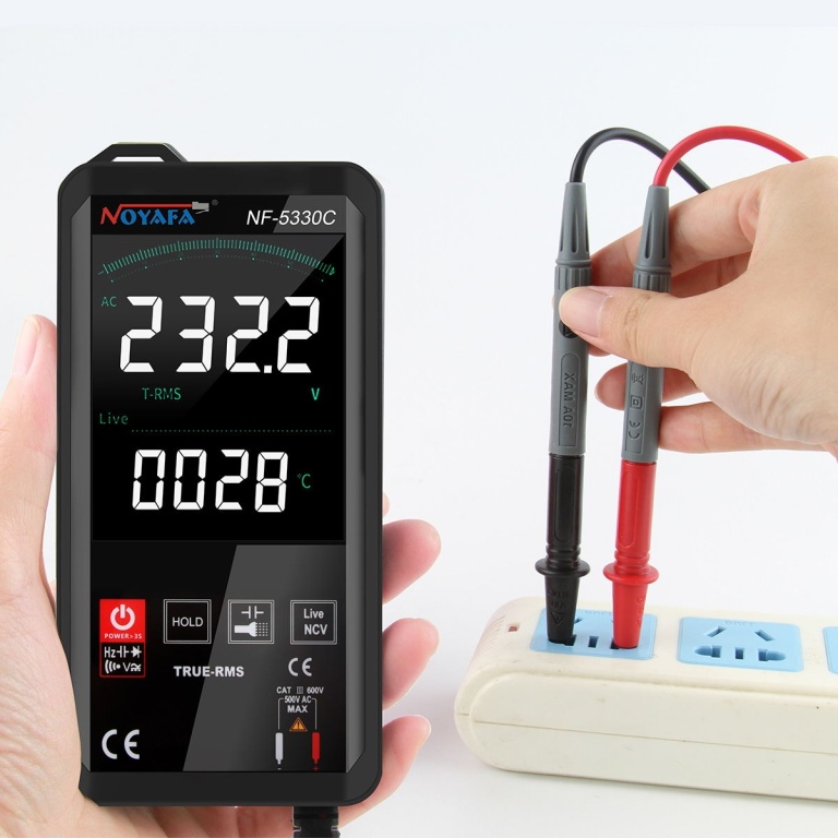 Professional Digital Multimeter w/ HD Colour Touch Screen & NCV ...