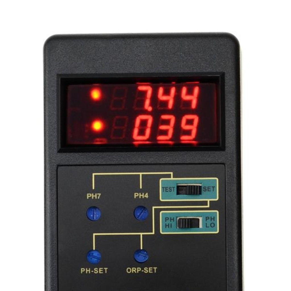 2 in 1 Digital pH & ORP Redox Controller w/ Separate Relays, Repleaceable Electrode ...
