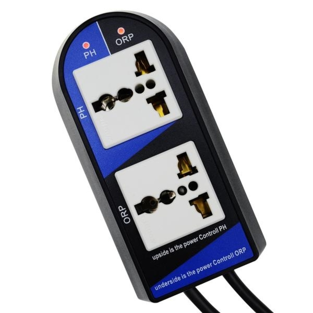 2 in 1 Digital pH & ORP Redox Controller w/ Separate Relays, Repleaceable Electrode ...