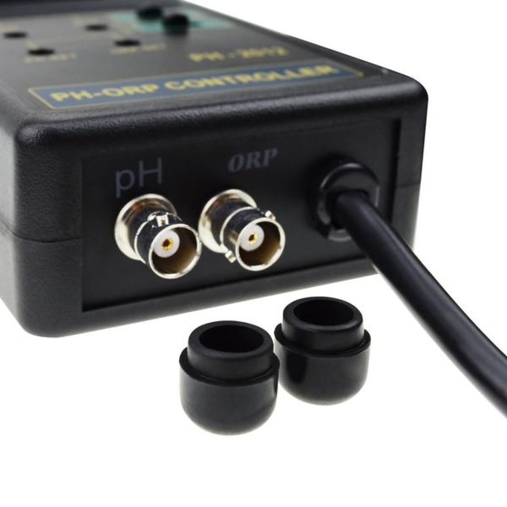 2 in 1 Digital pH & ORP Redox Controller w/ Separate Relays, Repleaceable Electrode ...