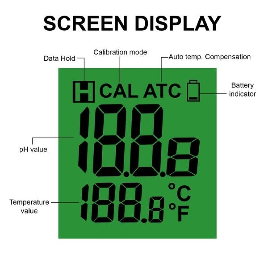 Long Glass Tube Pen Type pH Meter & Digital Water Quality Tester W ...