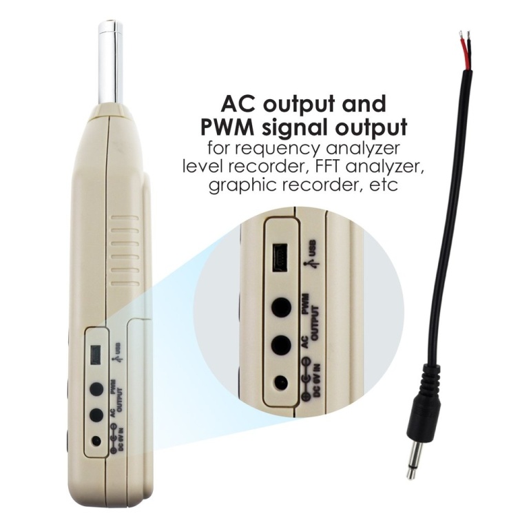 Digital Audio Decibel Meter w/ Data Recorder - Discount Instruments