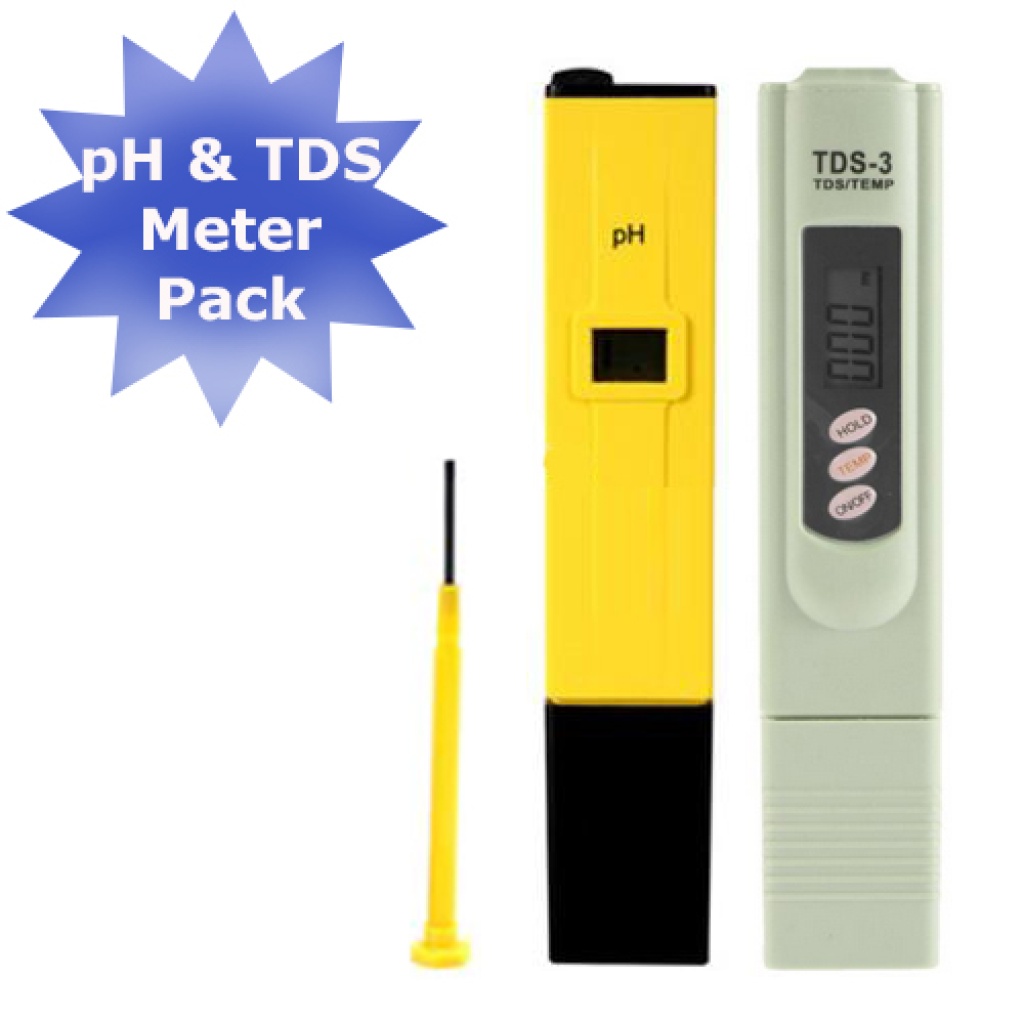 Digital pH and TDS Meter Combo Pack - Discount Instruments