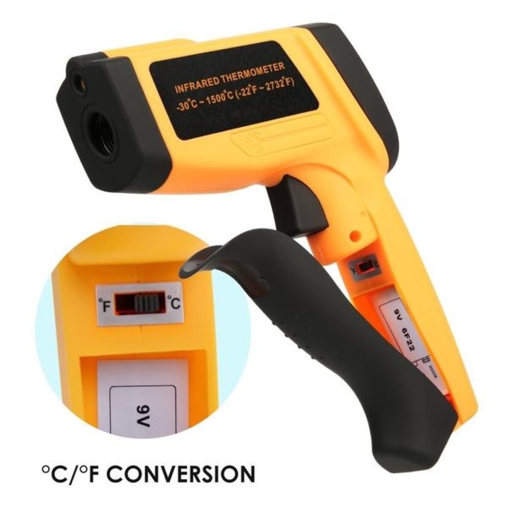 Lasergrip Industrial Non-Contact Laser Infrared Thermometer - Discount ...