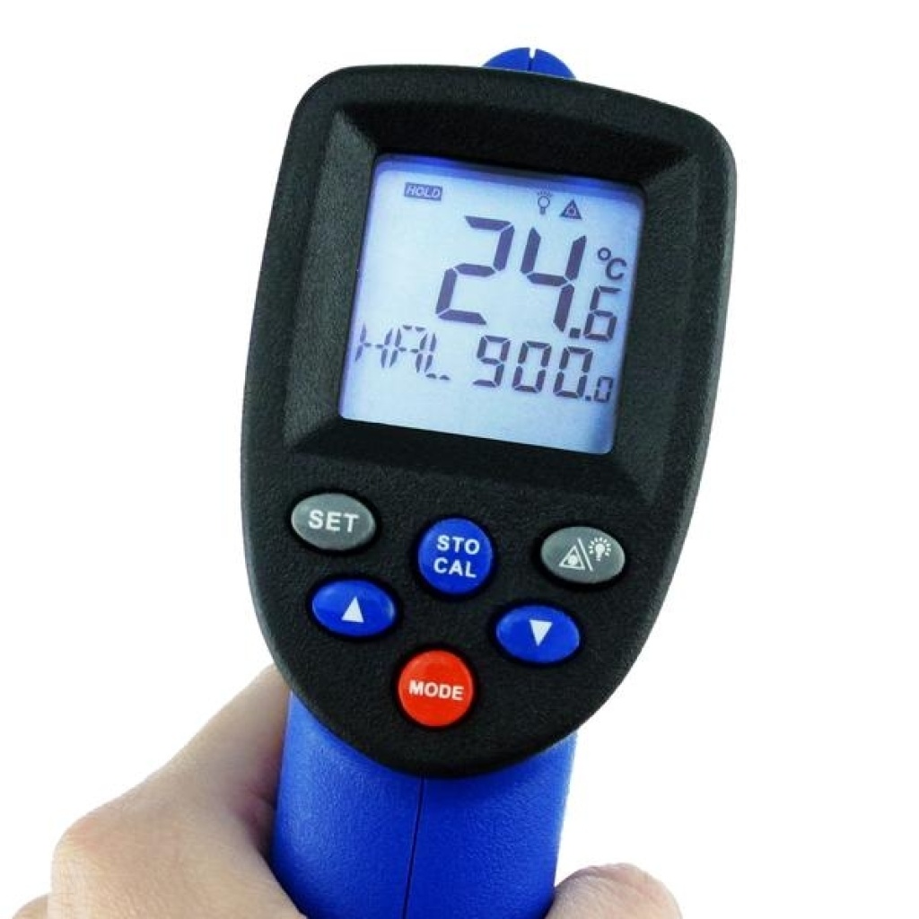 Non Contact Industrial Digital IR Infrared Laser Thermometer 12:1 DS ...