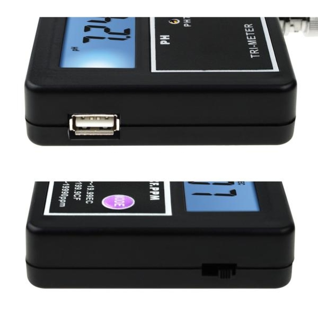 5 in 1 Multi Parameter PH EC CF TDS (ppm) & Temperature Test Meter ...